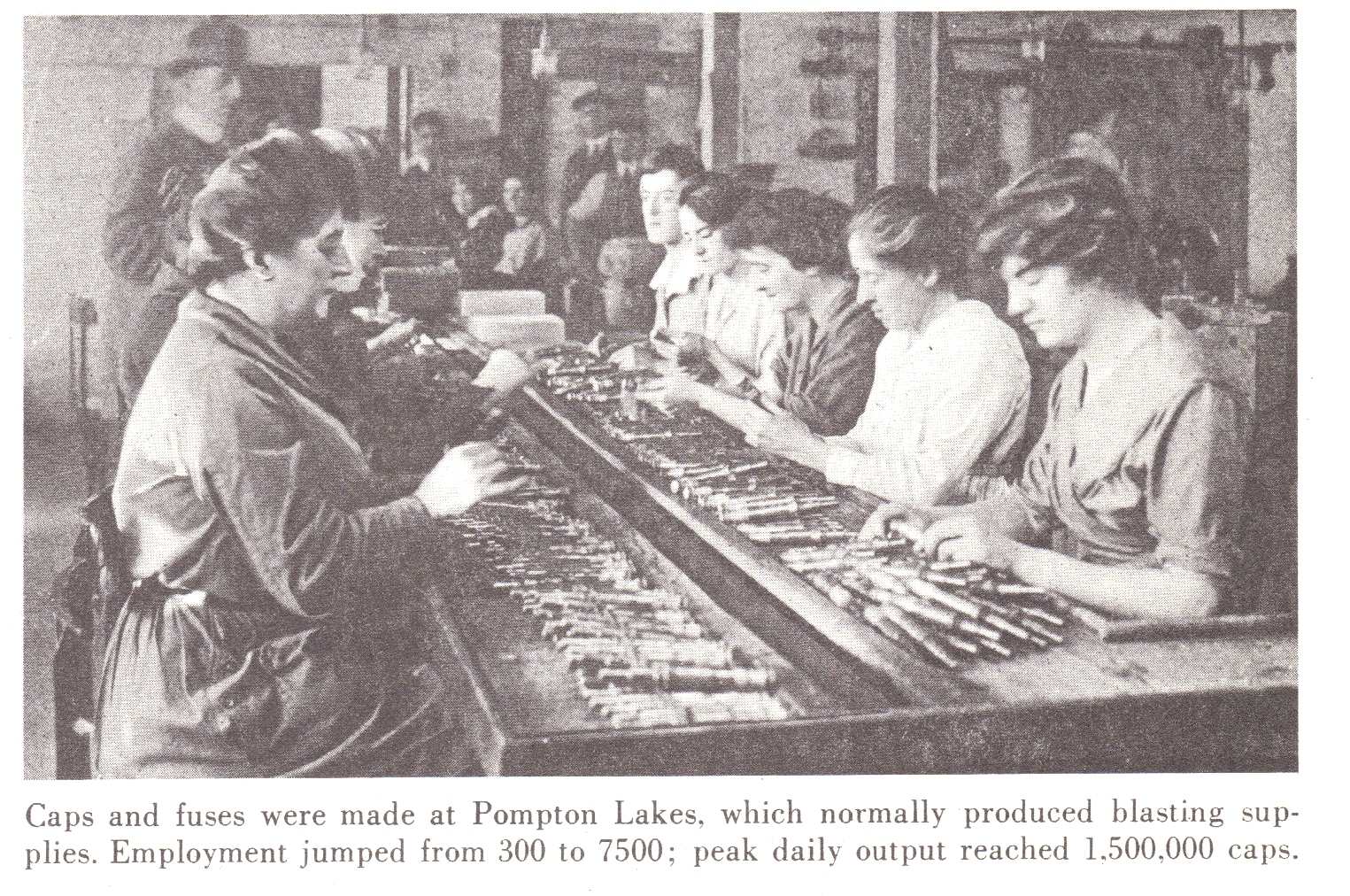 Photograph of DuPont's aerial tramway system at Haskell, New Jersey ...