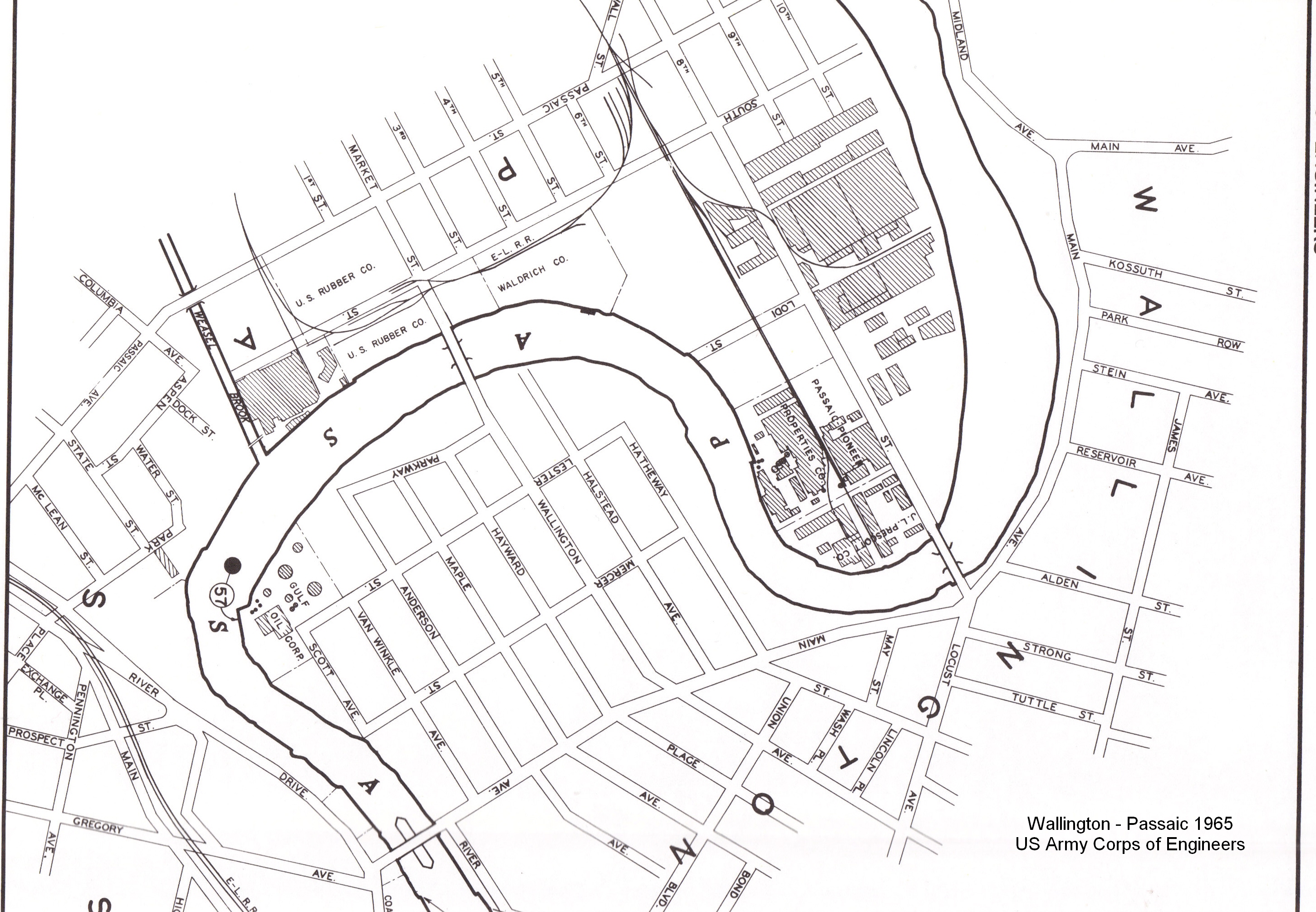 Passaic River Map